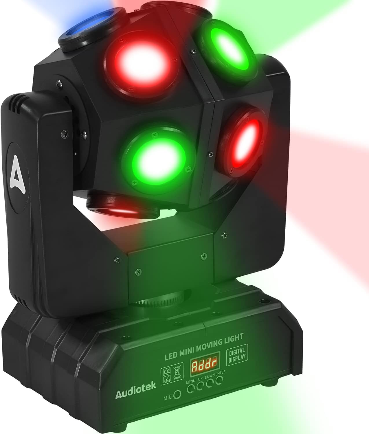 RACK & PACK Cabeza Movil 12 Luces Led RGB 180 W Luces Roboticas Dj para ...