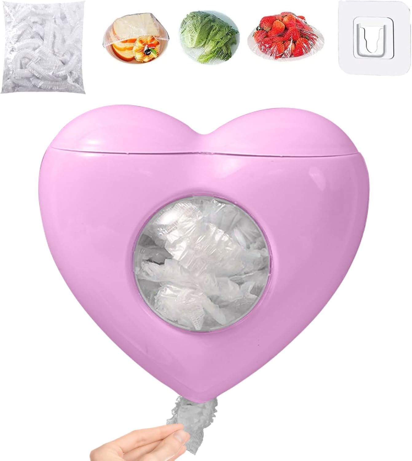 GADITIEK Plastic Wrap Storage Box, Wall-Mounted Multi-functional with ...