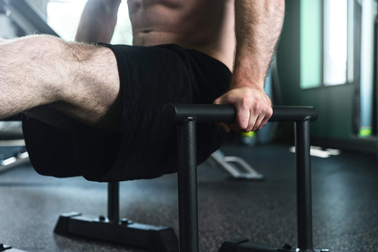 Parallettes Bars - Sturdy Dip & Push Up Bars for Strength HIIT Workouts ...