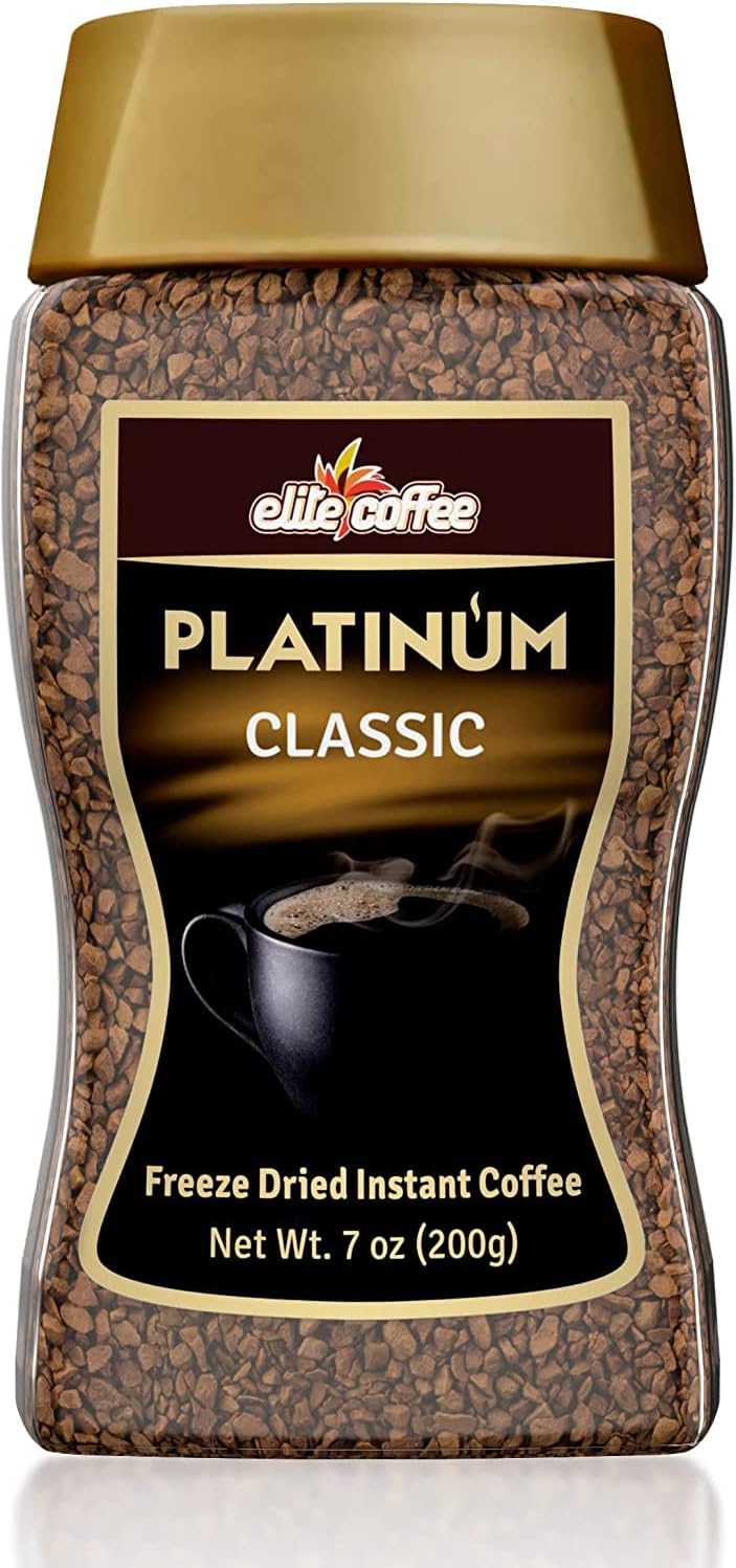 Amazon.com : Elite Instant Coffee, 7oz (3 Pack) | Rich & Aromatic ...