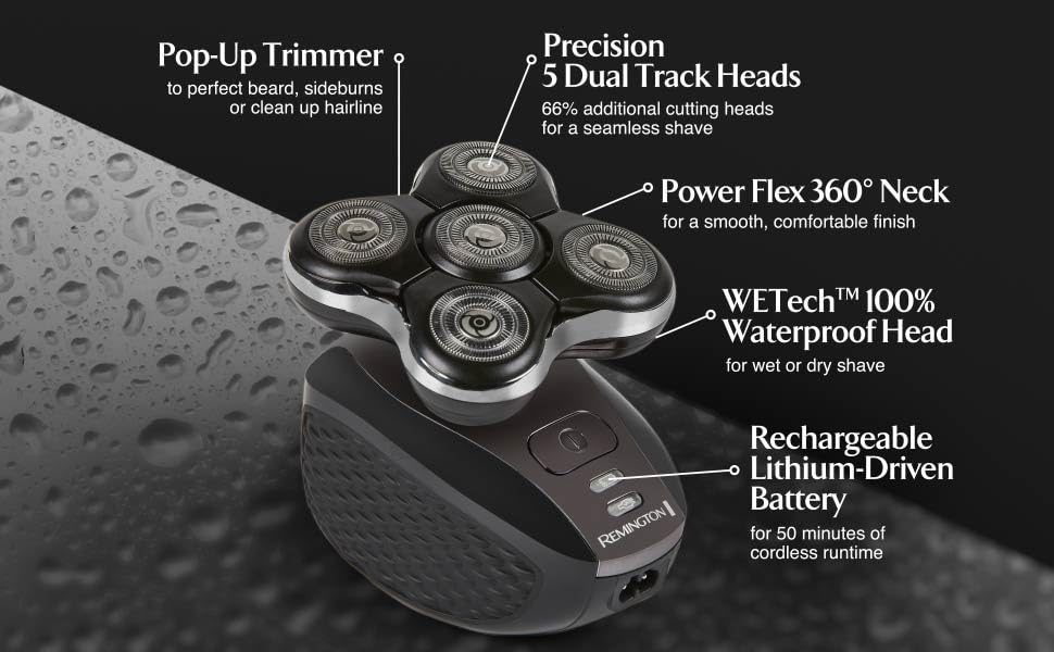 Remington Balder Pro Head Shaver XR7000 - Precision Electric Shaving ...