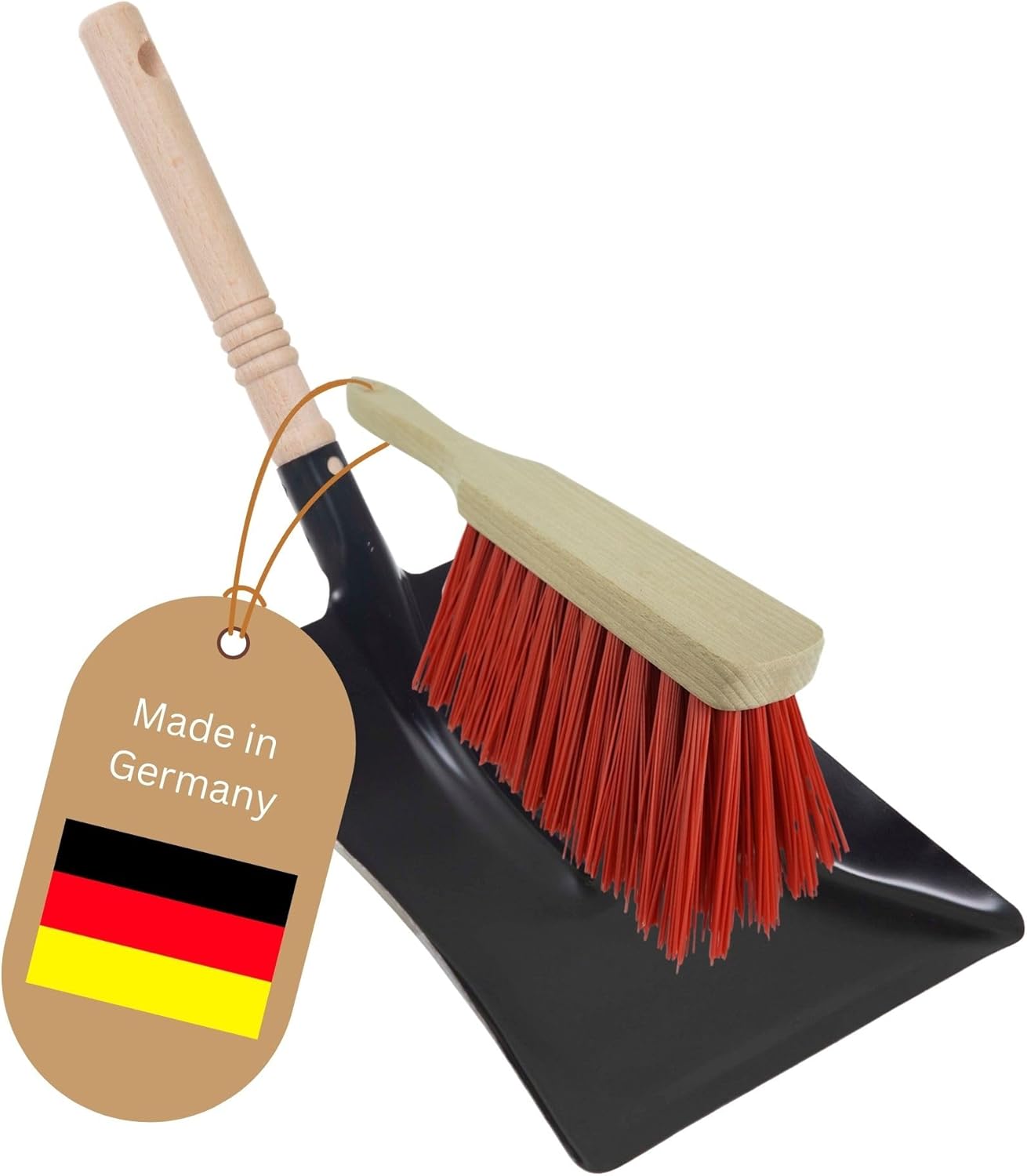 Novaliv Kehrblech Set Kehrblechgarnitur Handfeger ELASTONBORSTEN und ...