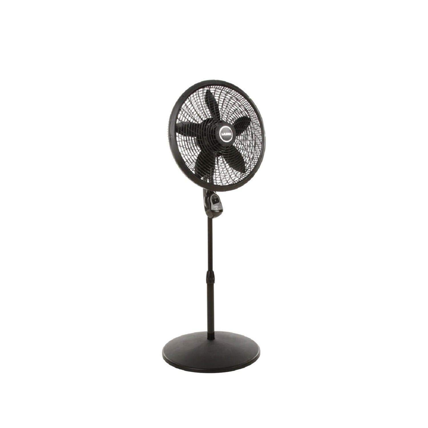 Lasko 18 in. Cyclone Pedestal Fan with Remote Control, Black for sale ...