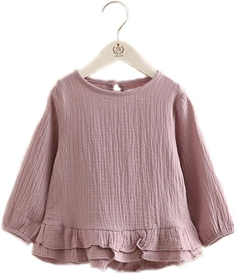 Amazon.com: Colorful Childhood Little Girls Ruffle T Shirt Princess ...