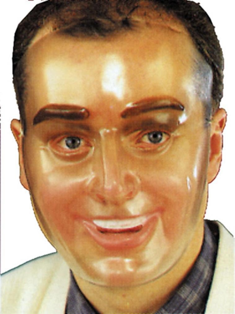 Amazon.com: Disguise Transparent Young Man Mask,Beige,Standard ...