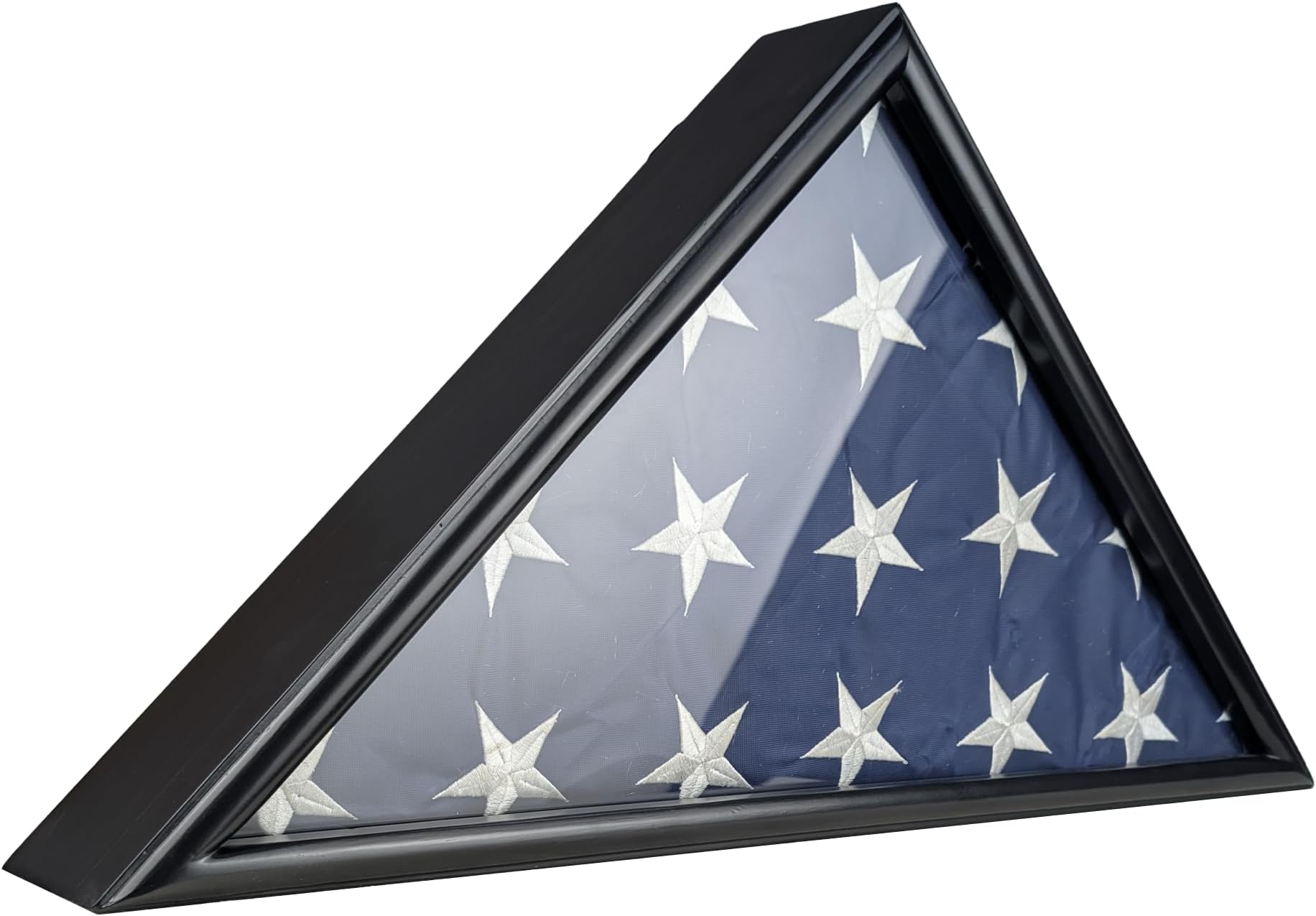Amazon.com - Glass Front Flag Display Case for Burial Flag - Wall ...