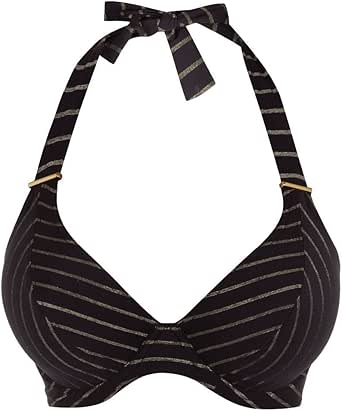 Amazon.com: Freya Rock The Beach Banded Halter Bikini Swim Top (AS3686 ...