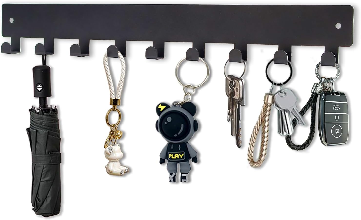 Amazon.com: Sanshaoye Key Holder for Wall Decorative, Metal Key Holder ...