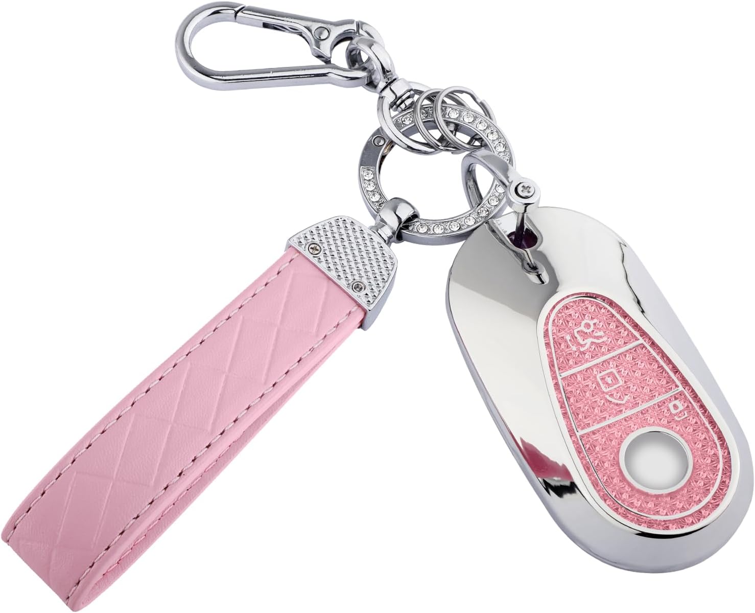 Amazon.com: Seedwee for Mercedes Benz Key Fob Cover, 4 Buttons Soft TPU ...