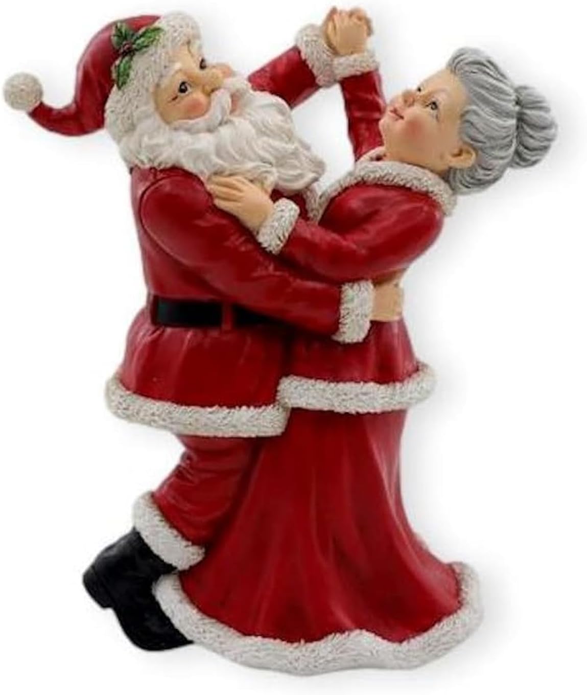 Amazon.com: The Bridge Collection 10" Dancing Santa & Mrs. Claus ...