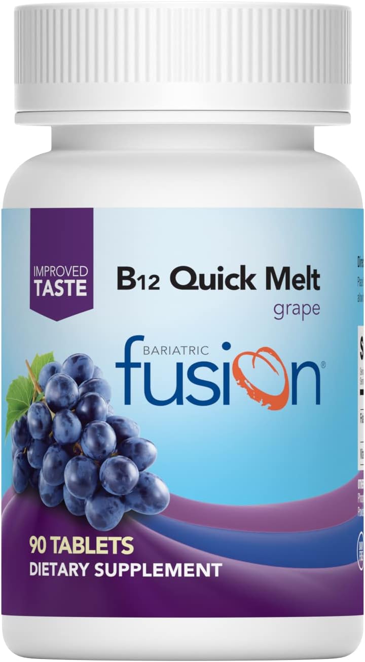 Amazon.com: Bariatric Fusion Vitamin B12 Quick Melt | Grape Flavored ...