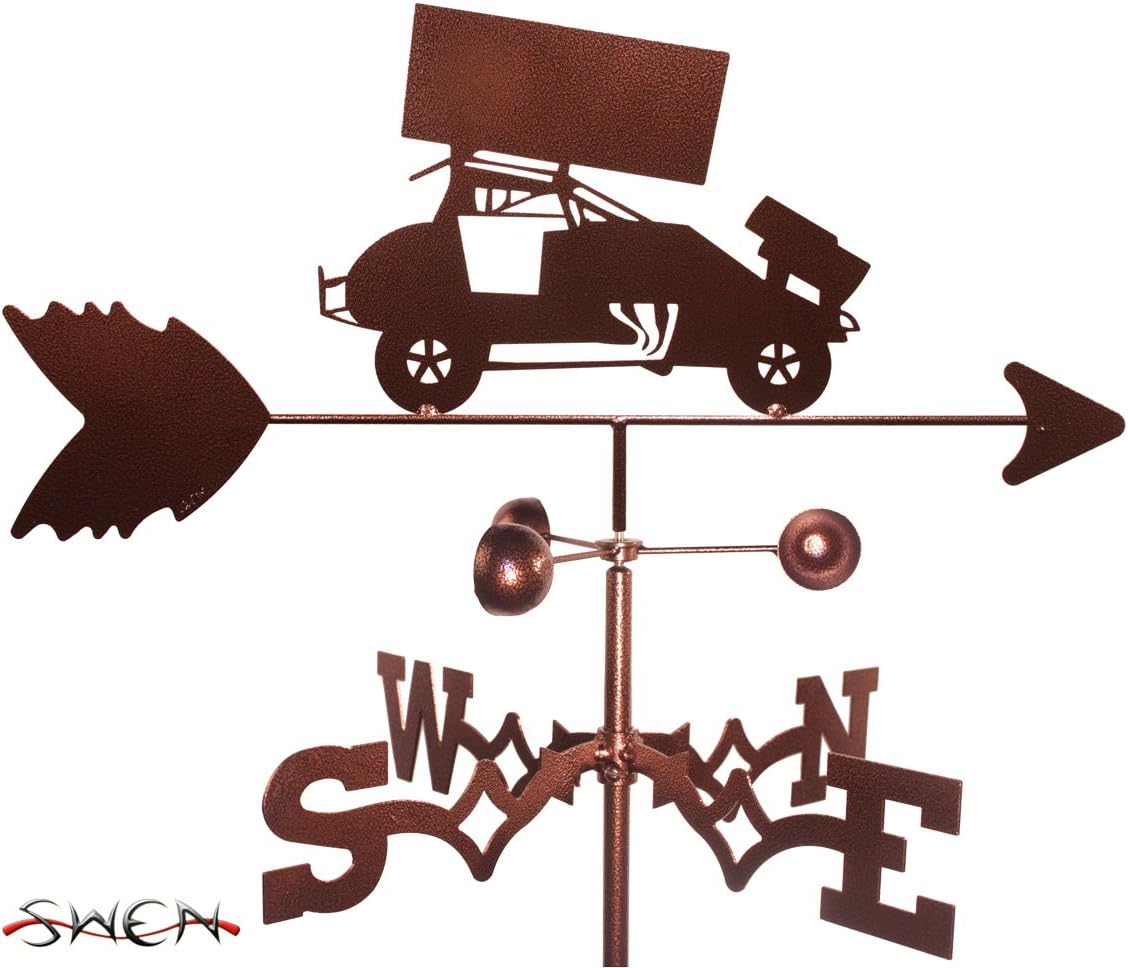 Amazon.com : SWEN Products Sprint CAR Weathervane : Windcup ...