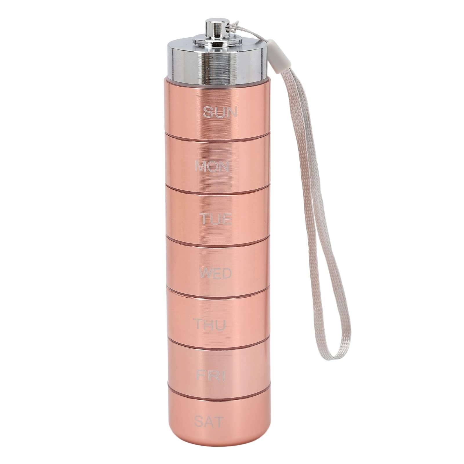 Amazon.com: Metal Pill Organizer, Stackable Metal Weekly Travel ...