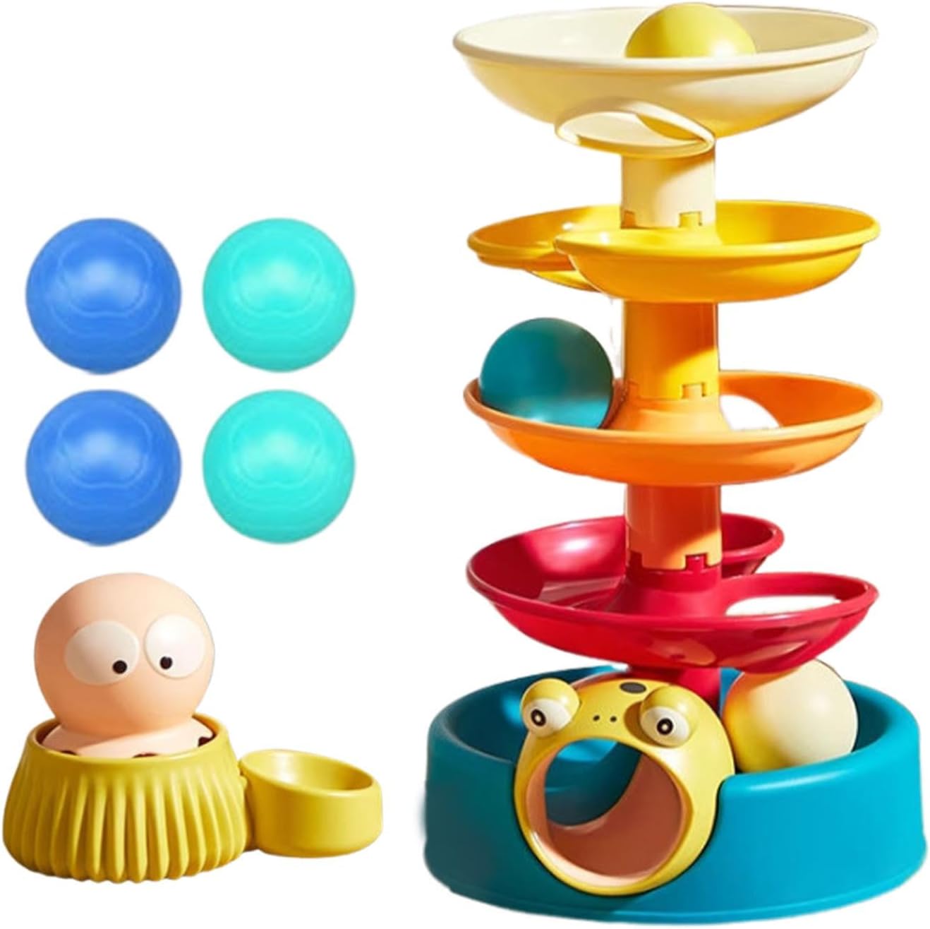 Ball Tower Toy for Toddler | Music Tree Toy for Kids | 5-Layer Ball ...