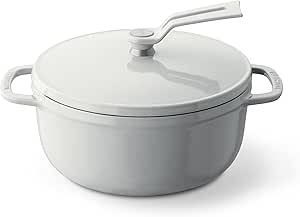 Amazon.co.jp: Vermicula OP2R18S-WH Cast Enameled Pot, 7.1 inches (18 cm ...