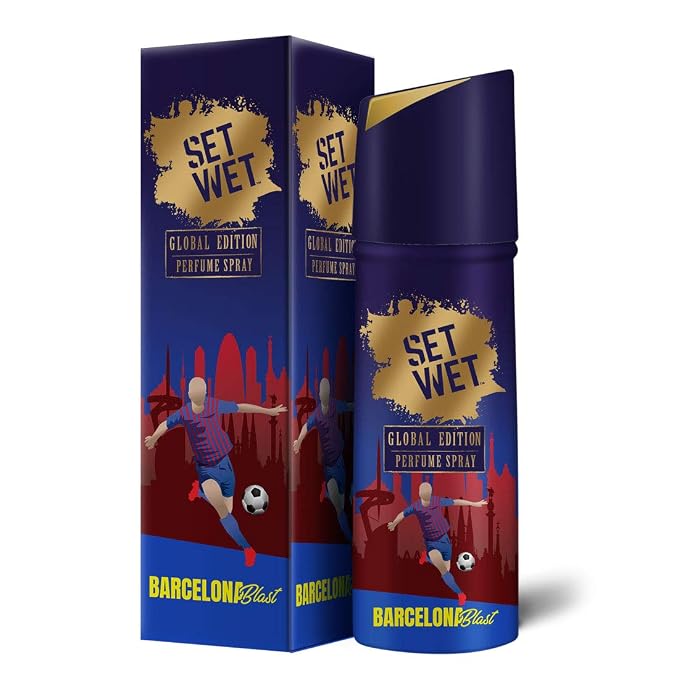 Buy Set Wet Global Edition Perfume Spray For Men, Barcelona Blast, 120 ...