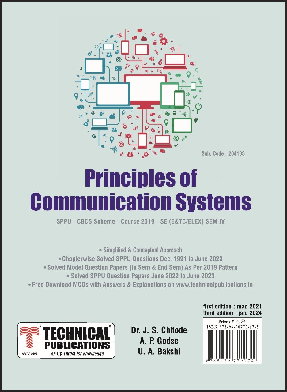Buy Principles of Communication Systems for SPPU 19 Course (SE - IV ...