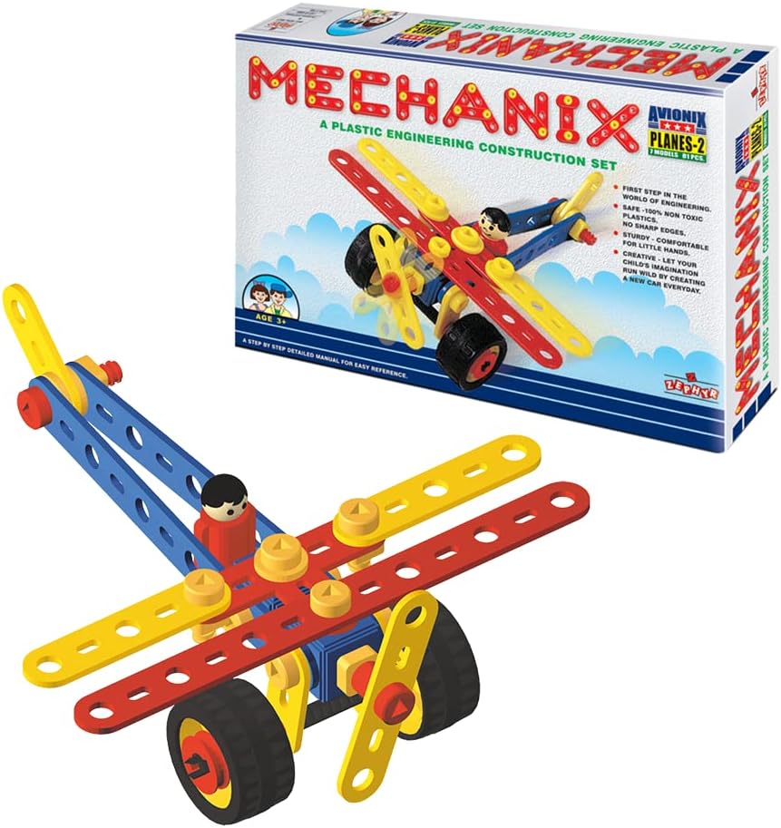 Plastic Mechanix Planes-2,7 Models, STEM Education, Building and ...