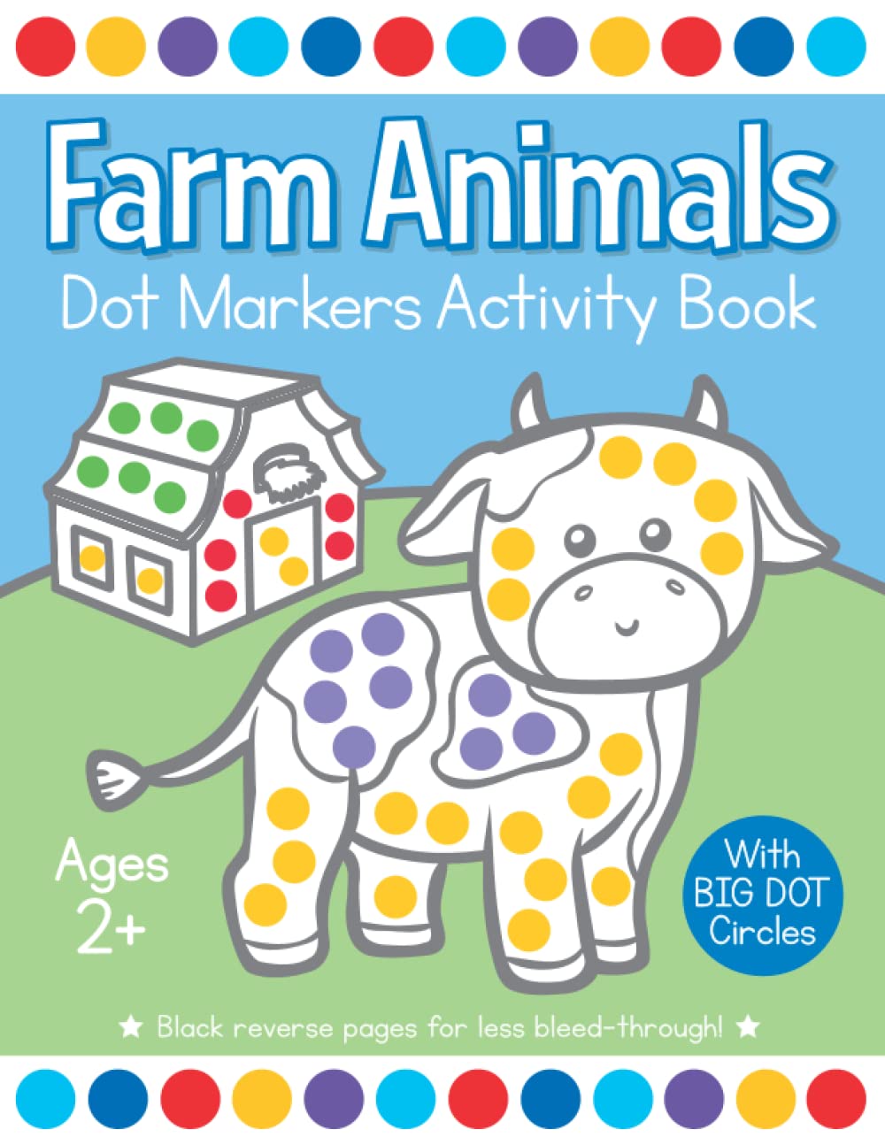 Farm Animals Dot Markers Activity Book: Easy Toddler and Preschool Kids ...