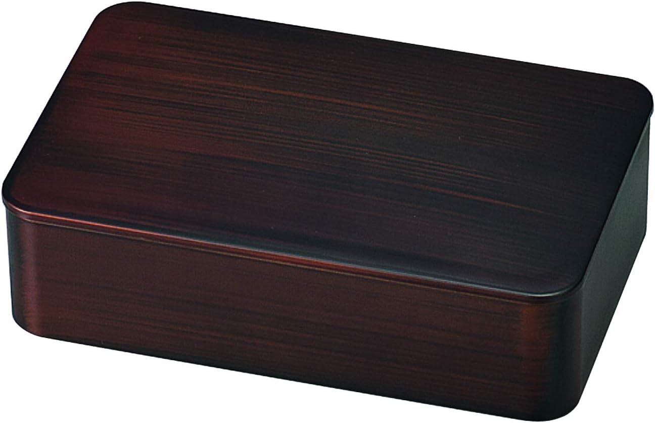 Amazon.com - Tatsumiya 52936 Wood Grain Lunch Box, Single Tier Lunch ...