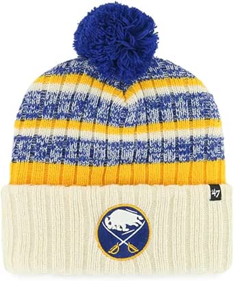 Amazon.com: 47 Buffalo Sabres Beanie Mens Womens Cuffed Knit Winter Hat ...