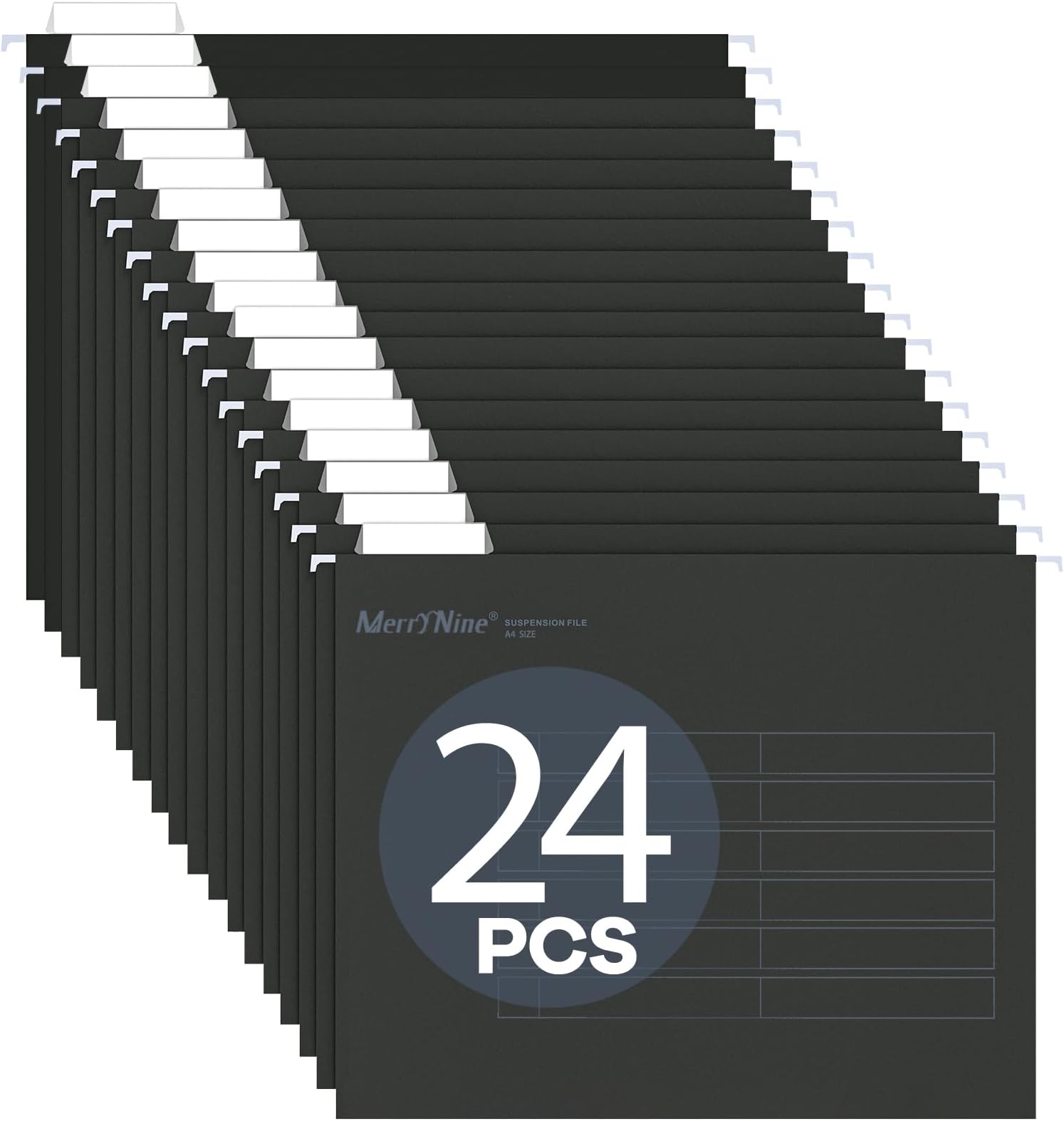 MerryNine 24Pcs A4 Suspension Files, A4 Hanging Filing Cabinet ...