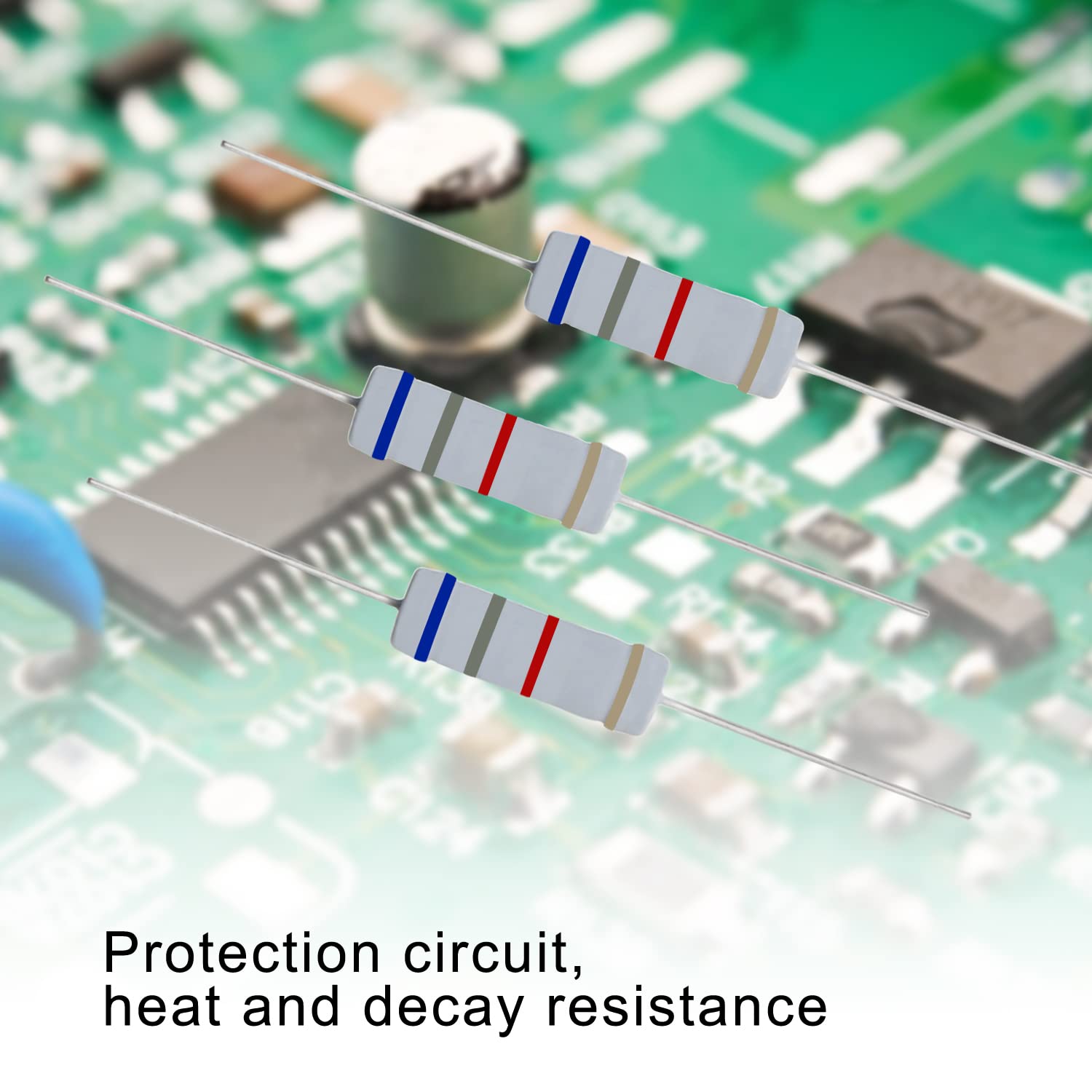 Snapklik.com : 68K Ohm Metal Oxide Film Resistor, 5% Tolerance High ...