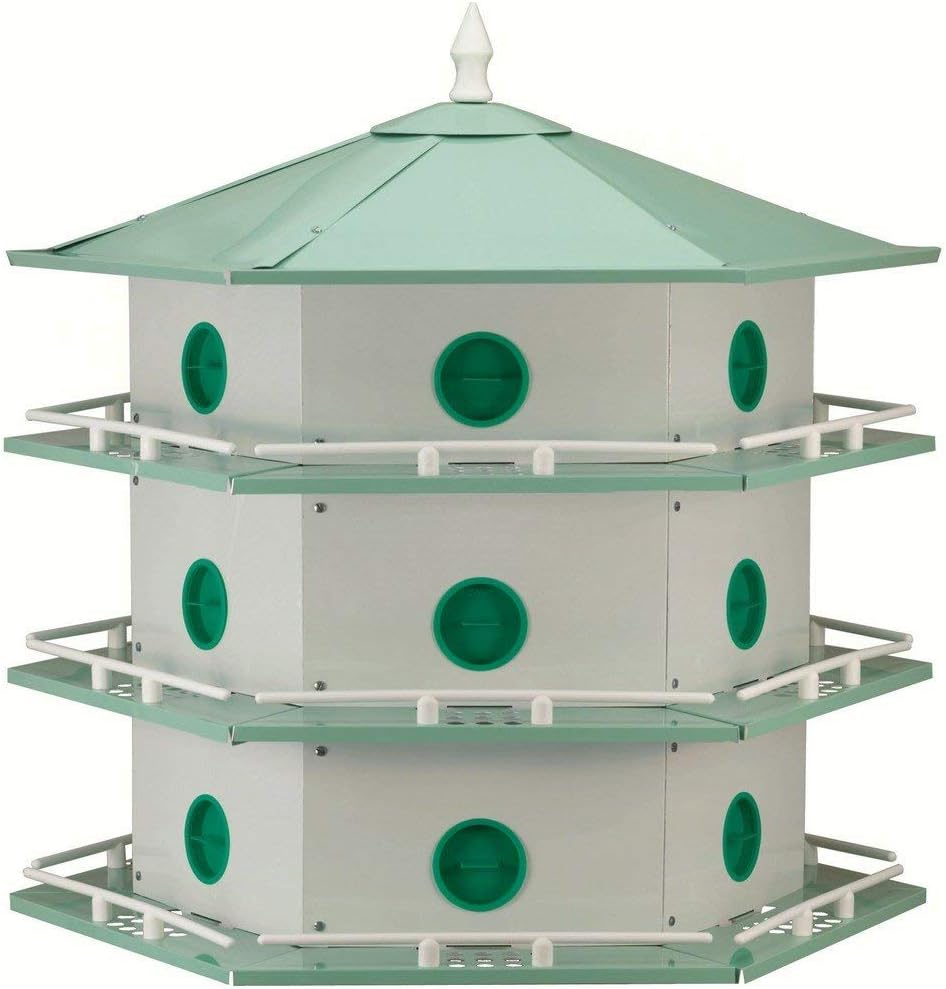 Heath Outdoor Products AH-18D 18 Room Aluminum Purple Martin House