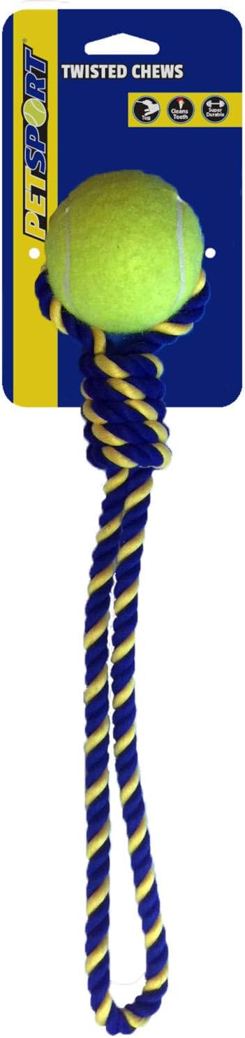 Pet Supplies : PetSport Knotted Rope Tug Dog Toy with 2.5-Inch Tuff ...