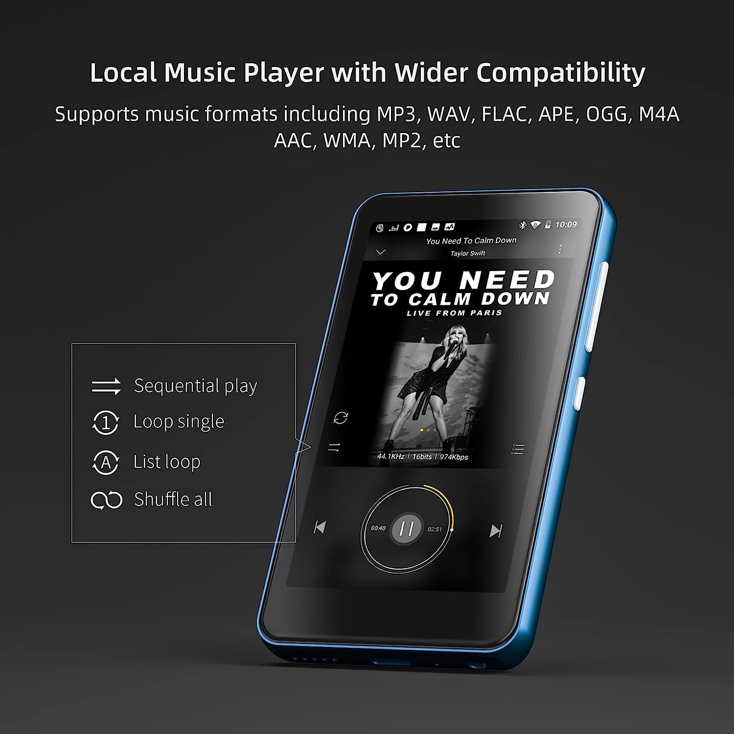 Snapklik.com : TIMMKOO 80GB MP3 Player