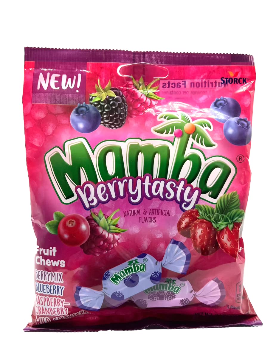 Amazon.com : Mamba Berry Tasty, Fruit Chews, Berry Mix Candy : Grocery ...