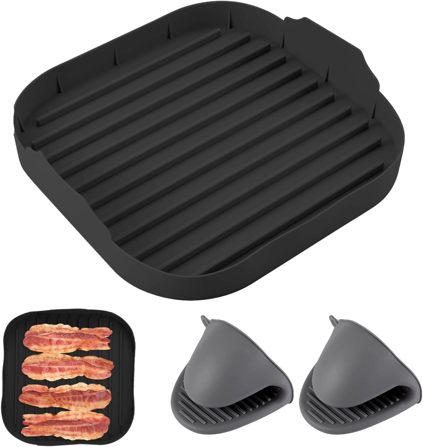 Amazon.com: Bacon Cooker for Microwave Oven, 9.85 inch Microwave Bacon ...