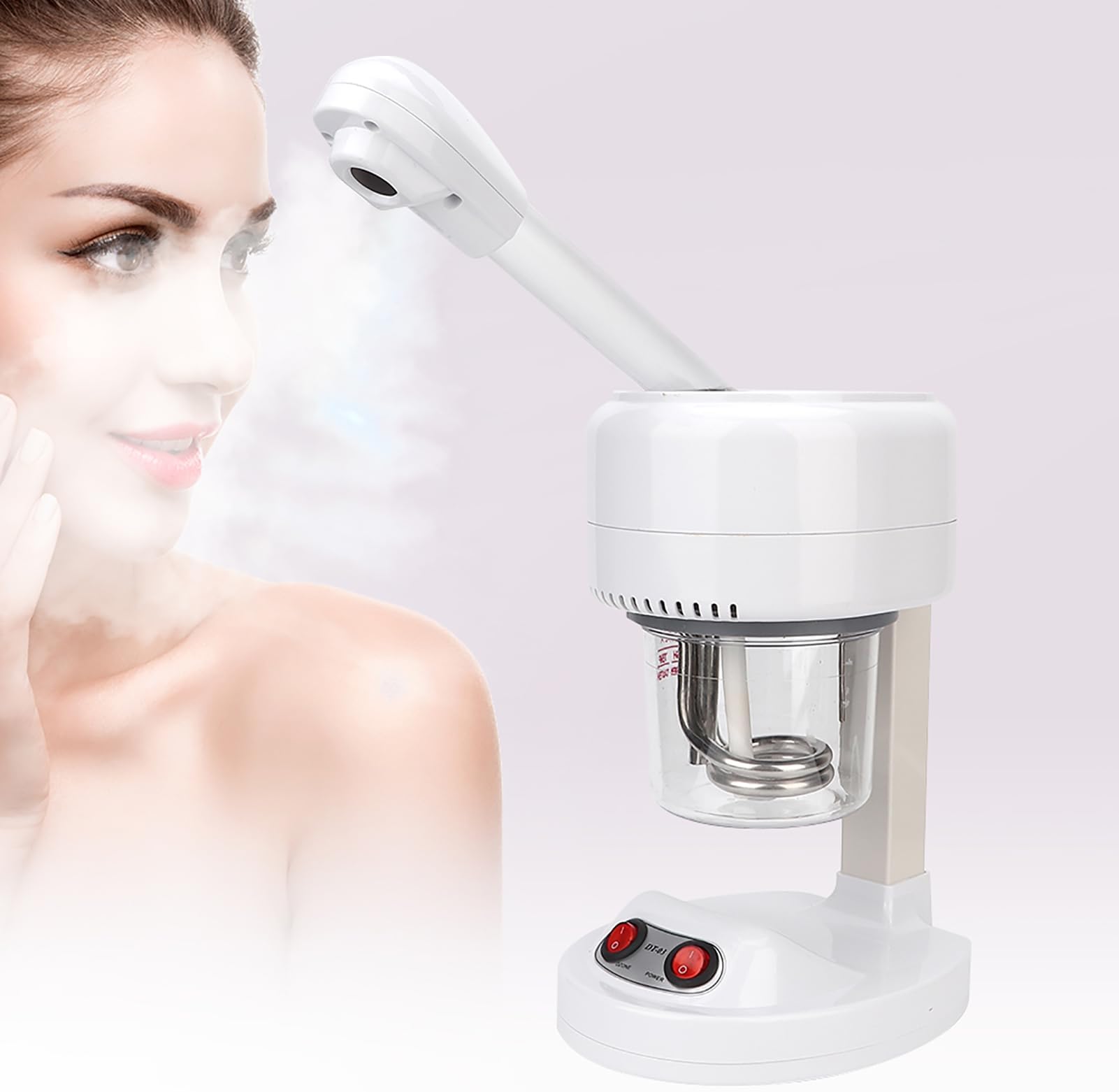 Amazon.com: Tabletop Facial Steamer, Portable Beauty Salon Hot Mist ...
