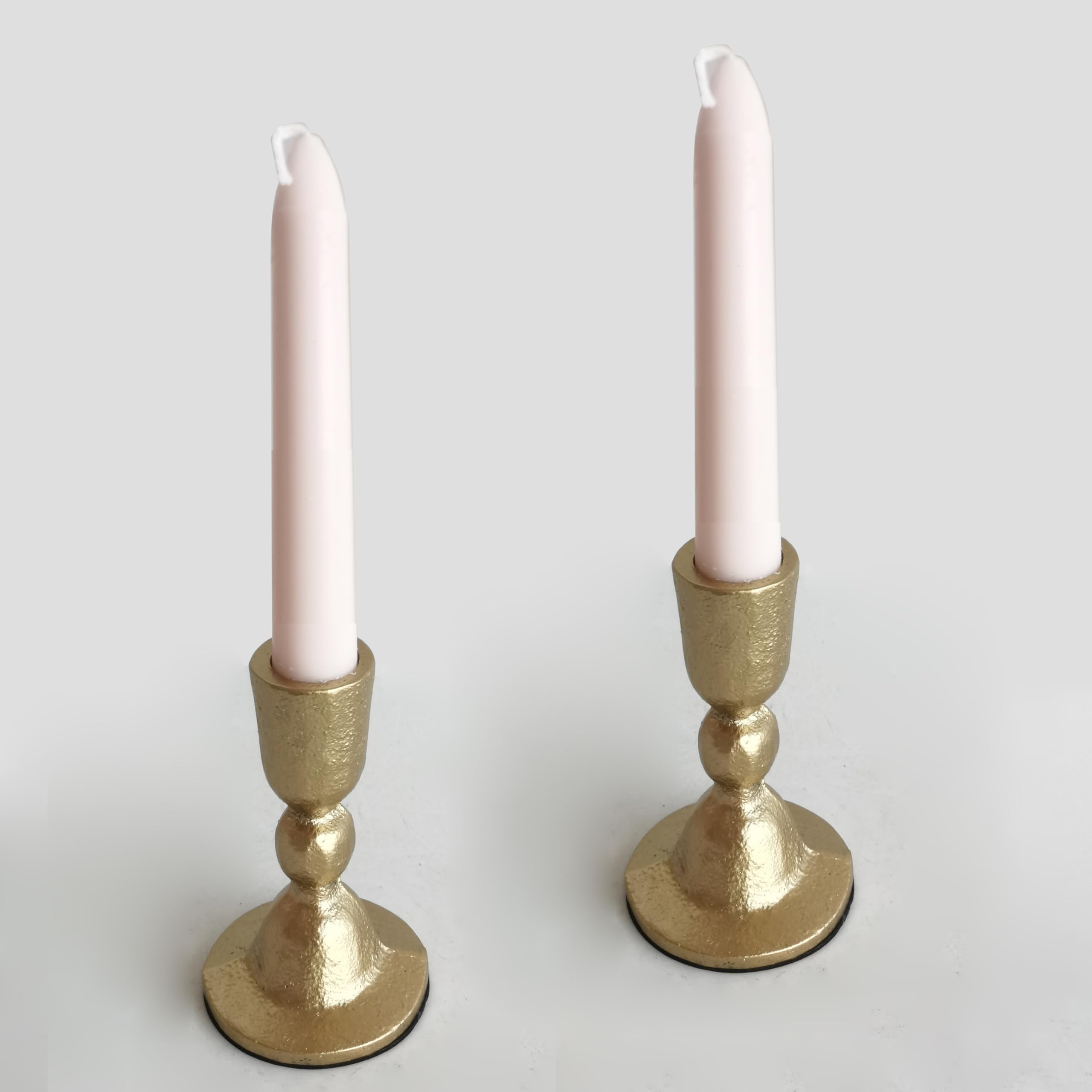Amazon.com: Iron Taper Candle Holder - Set of 3 Decorative Candle Stand ...