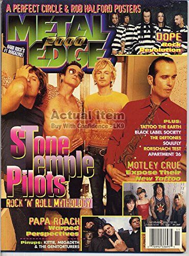 Metal Edge Magazine STONE TEMPLE PILOTS Perfect Circle ROB HALFORD Dope ...