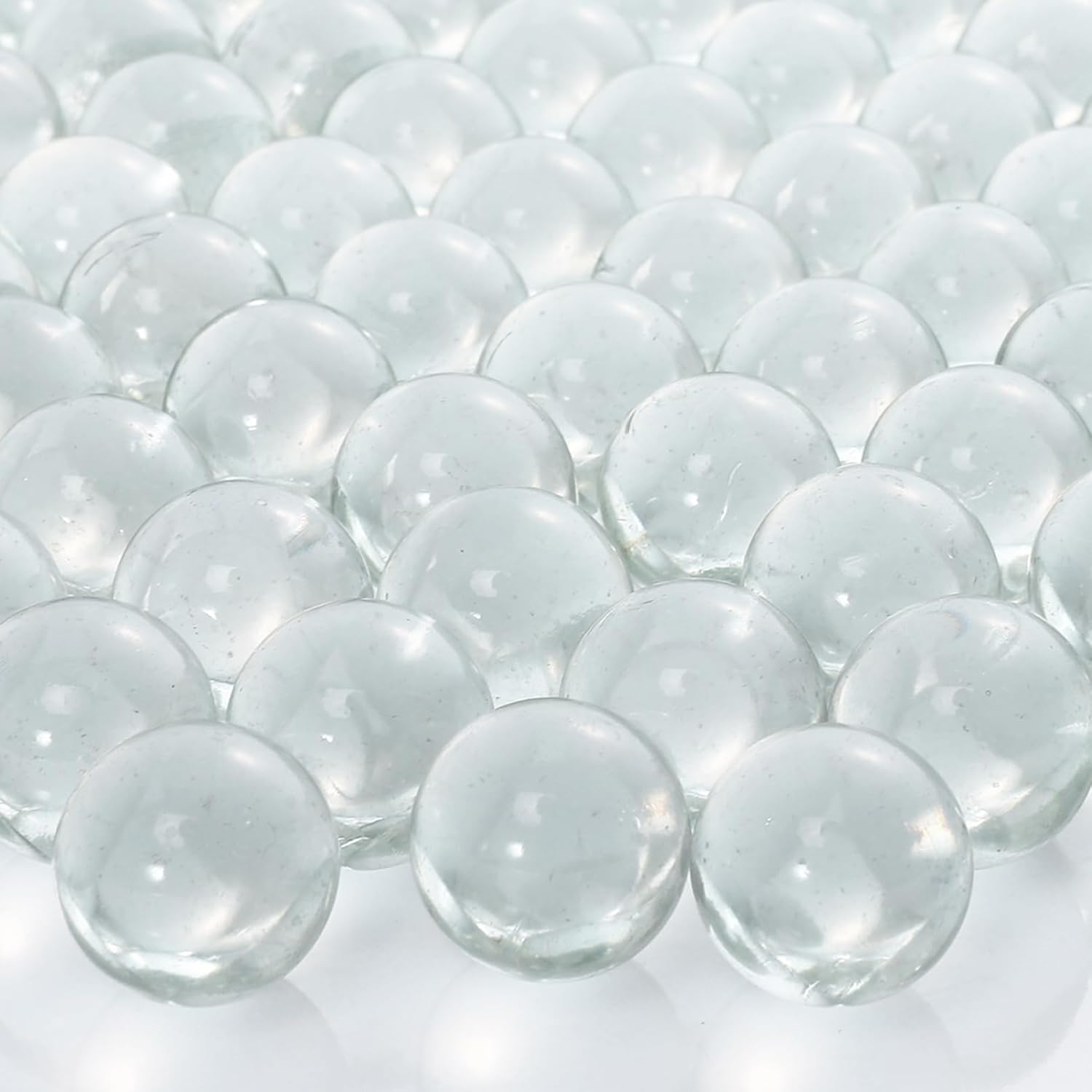 Amazon.com: Vyndicca 400 PCS Clear Marbles, Clear Glass Marbles for ...