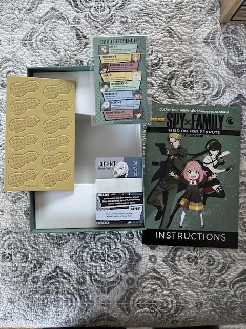 Amazon.com: KESS ‘Spy X Family: Mission for Peanuts’ Board Game for ...