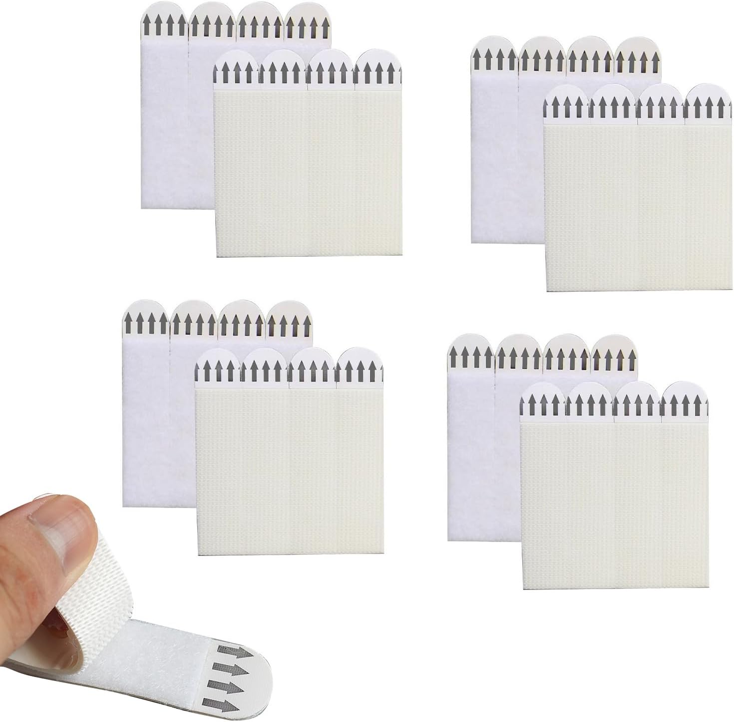 36-Pairs Picture Hanging Strips Heavy Duty, 3 Size No Nails Removable ...