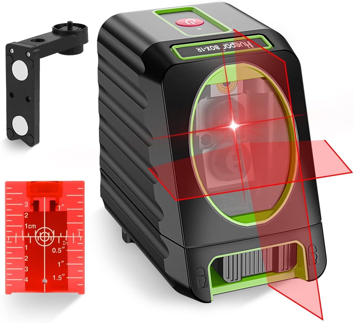 Huepar Self-Leveling Laser Level 150ft Outdoor Cross Line Laser ...