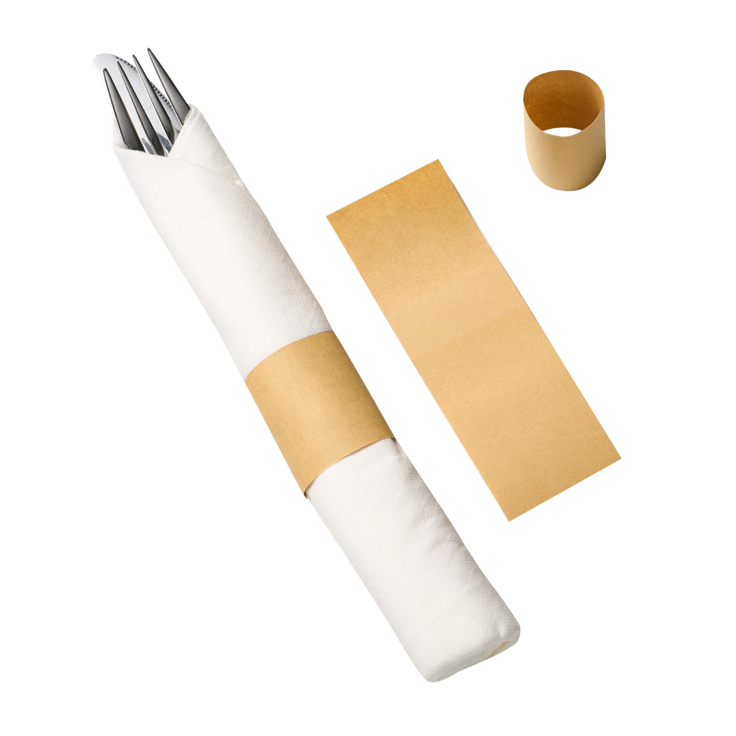 Amazon.com: Germiwipe Paper Napkin Band Box of 500,Napkin Rings Self ...