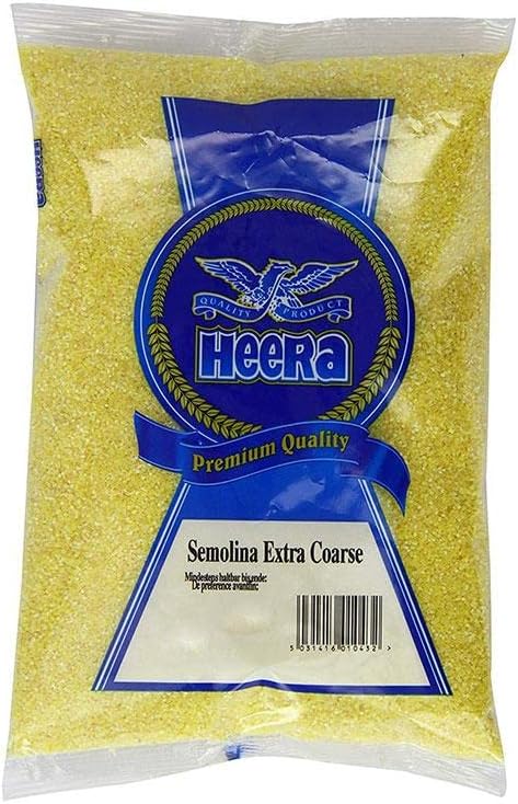 Heera Semolina Extra Coarse (375g) (Pack of 1) - Also known as Suji ...