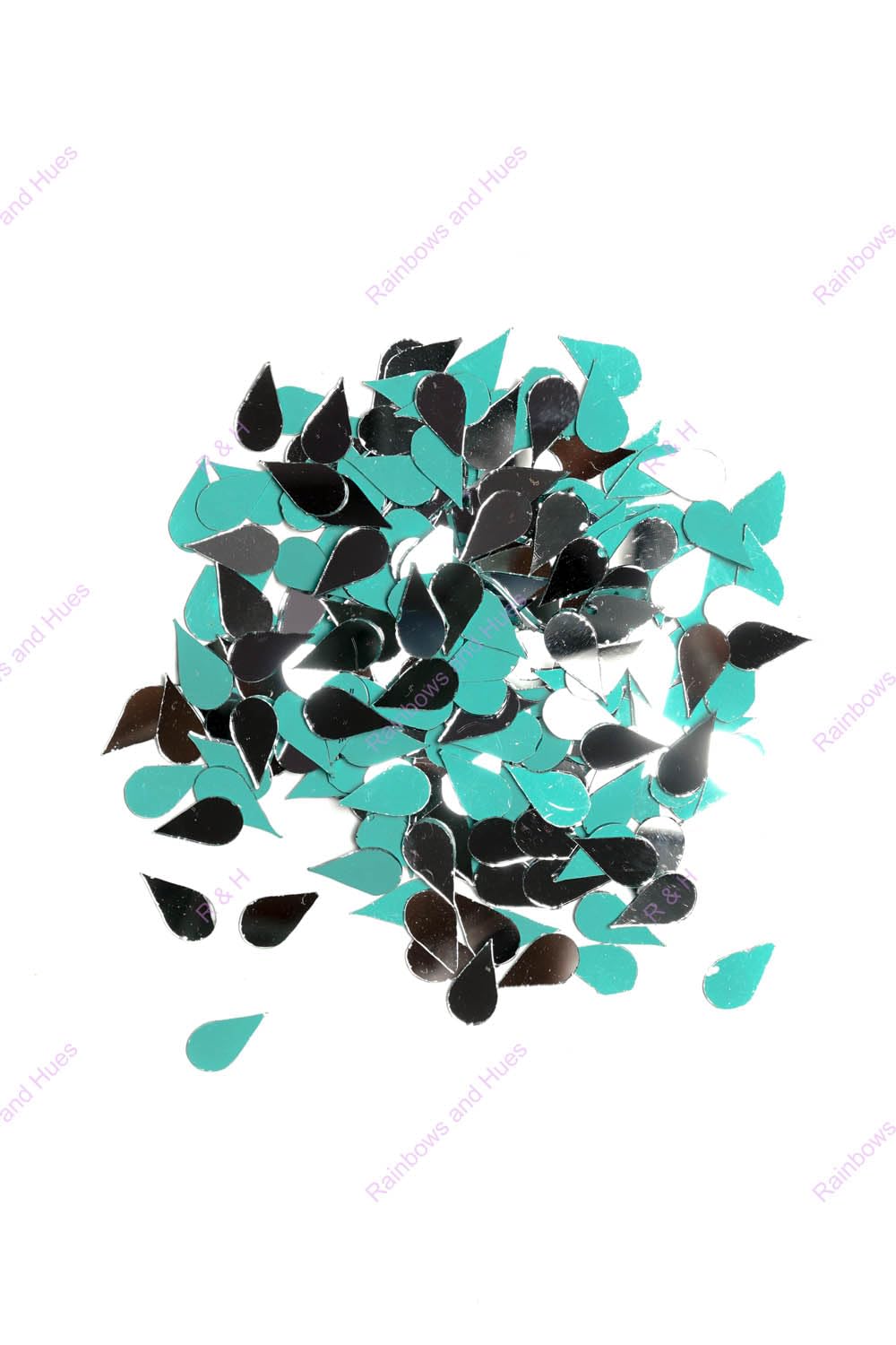 Buy R&H Craft Mirrors Tear Drop Shape 100 Grams for LIPPAN Art, Mirror ...