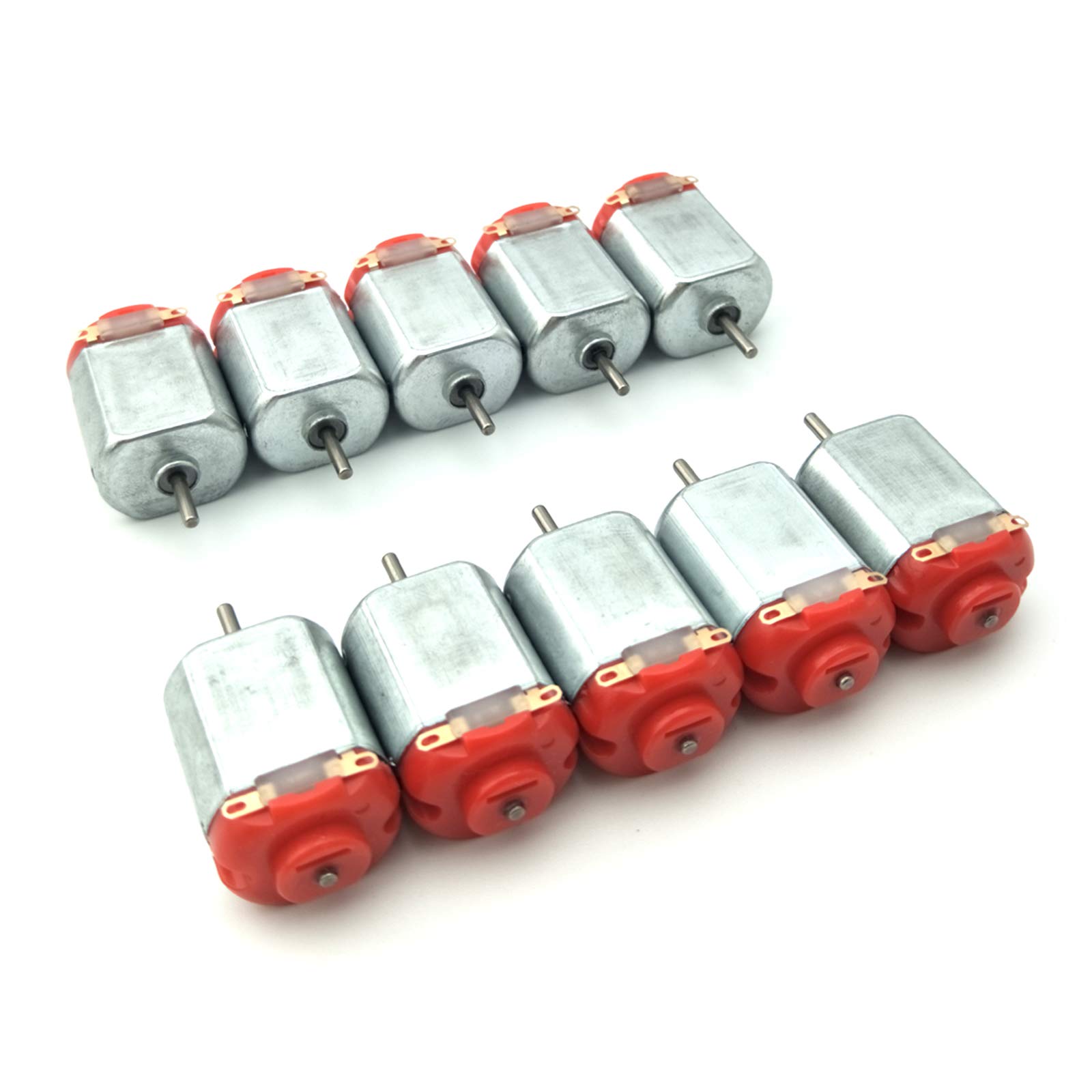 Buy 6 Set DC Motors Kit, Mini Electric Hobby Motor 3V -12V 25000 RPM ...