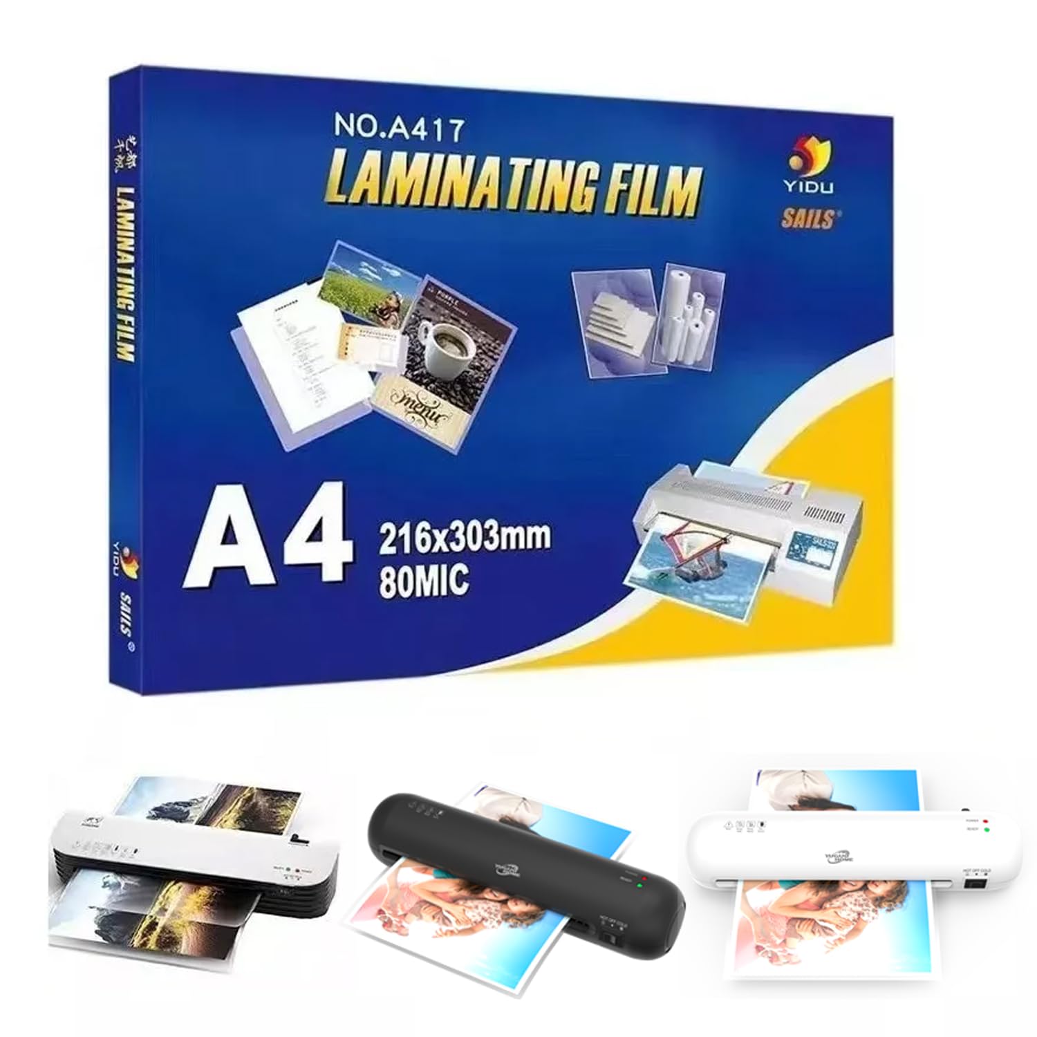 YUGUO HOME - 80mic/3mil Hojas Laminadoras de Papel de Plástico ...