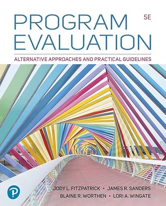 Amazon.com: Program Evaluation: Alternative Approaches and Practical ...