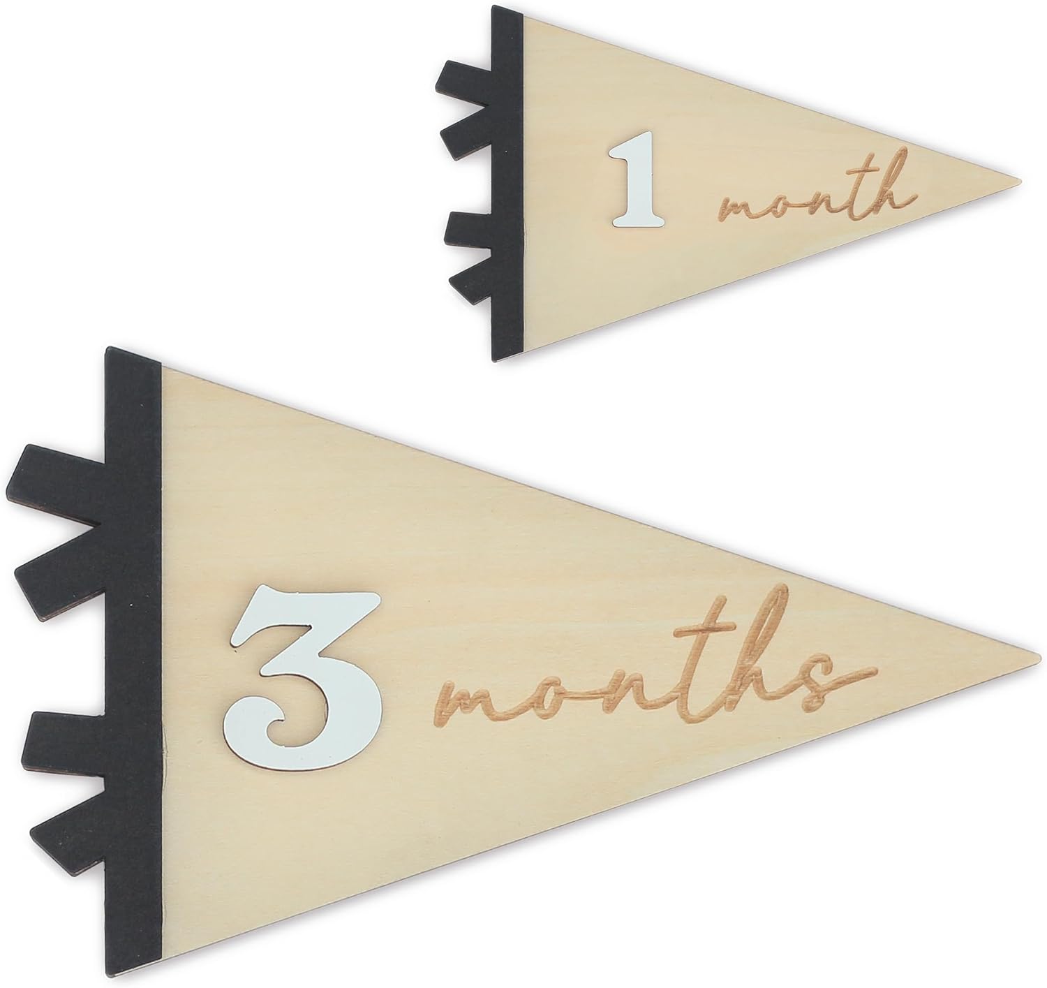 Amazon.com : Daisy 3D Baby Monthly Milestone, Wooden Baby Milestone ...