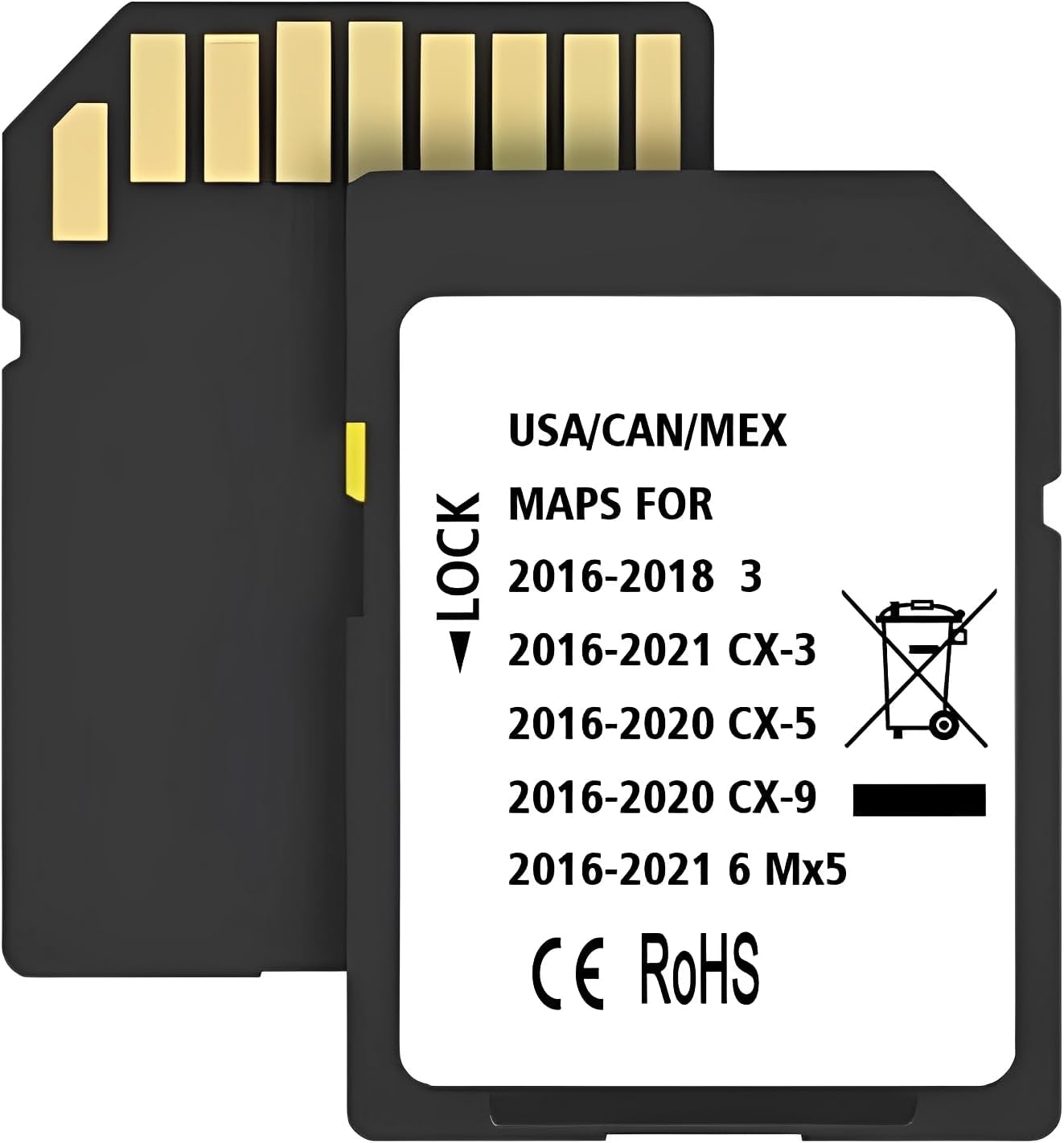 Amazon.com: Latest Navigation SD Card, Compatible with: (2016-21)-Cx3 ...