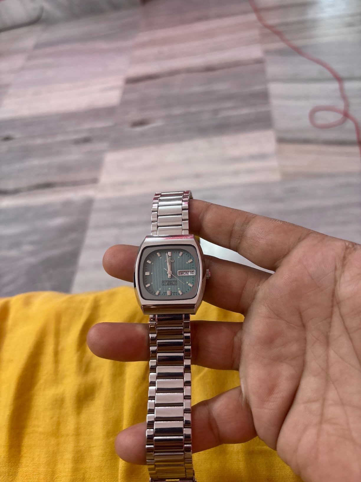 Buy HMT NASS 12 Blue Color Analogue Watch for Men | 1 Year Manufacturer ...