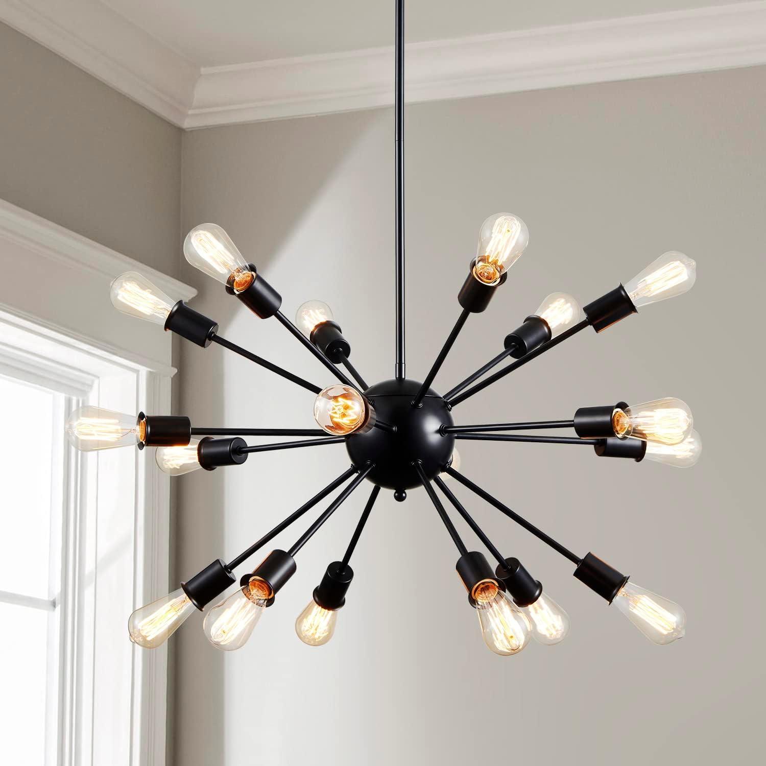 Shrine Lighting 20079 Vintage Sputnik Chandelier 18 Light Chandelier,Sputnik Pendant Lighting ...