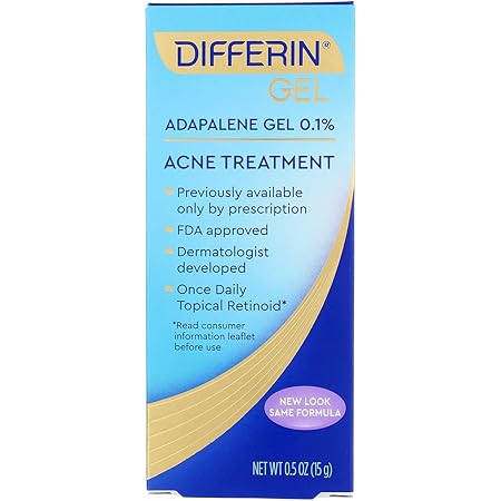 Amazon.com: Differin Restorative Night Moisturizer and Adapalene Gel 0. ...